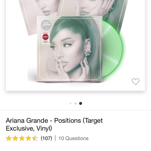 Ariana Grande | Other | Ariana Grande Target Exclusive Vinyl | Poshmark